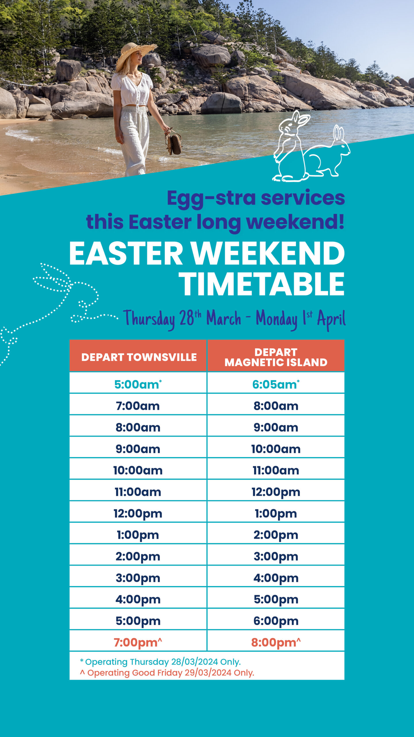 Timetable – Magnetic Island Ferries